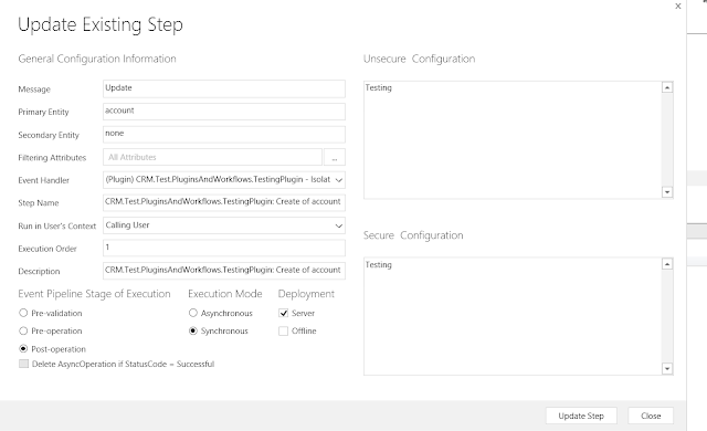 Dynamics 365 Customer Engagement: CRM 2015 Update 1 - Plugin Trace Log