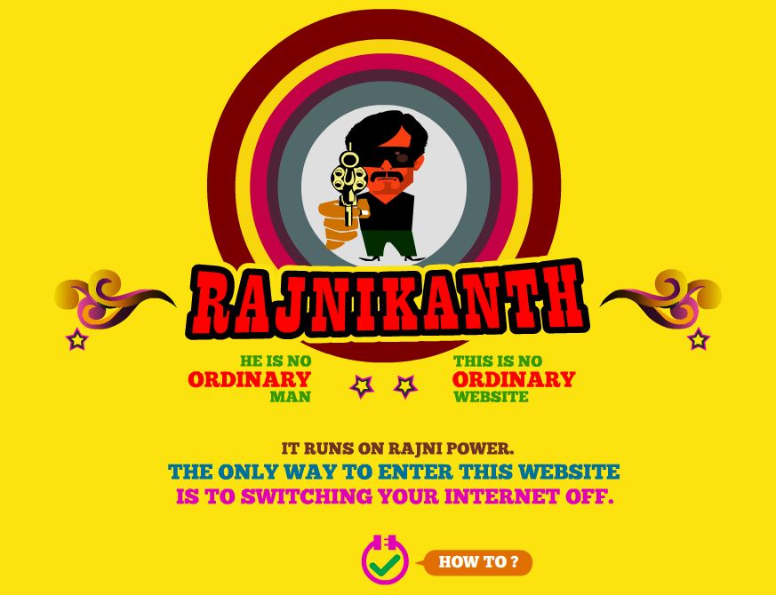 All About Rajni - The Website That Runs Without The Internet!