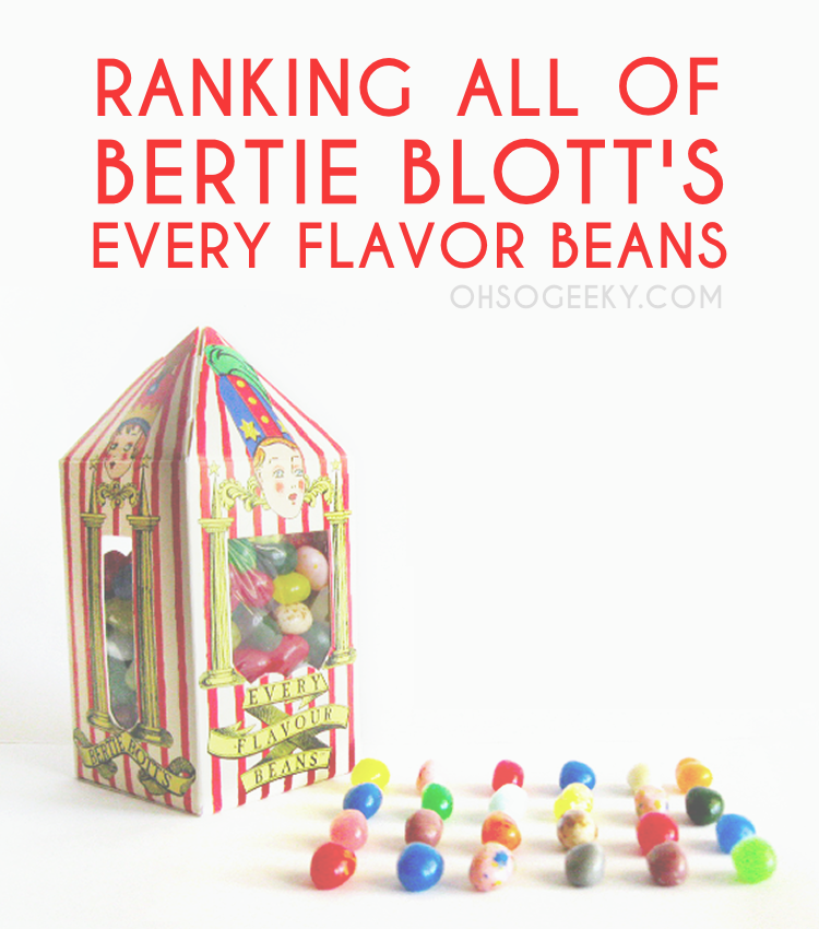 Harry Potter Jelly Beans Flavor List