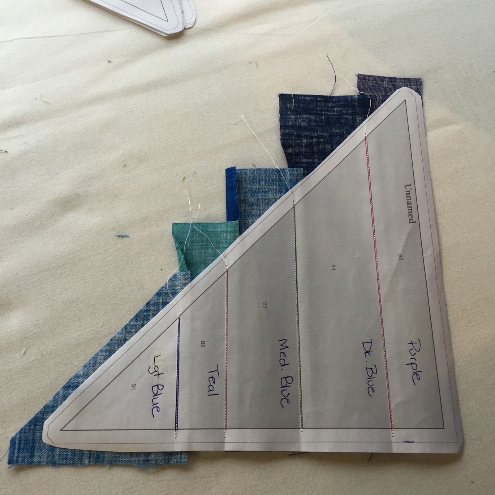 UpStairsHobbyRoom: Paper Piecing Basics Tutorial (One Block Wonders)