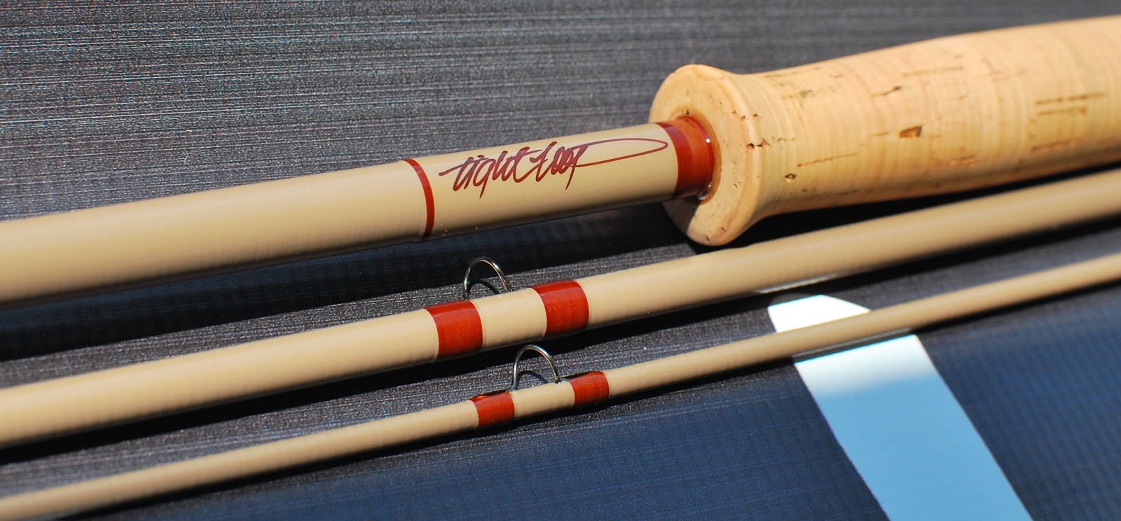 Handcrafted graphite and fiberglass fly rods: L.Kenney special