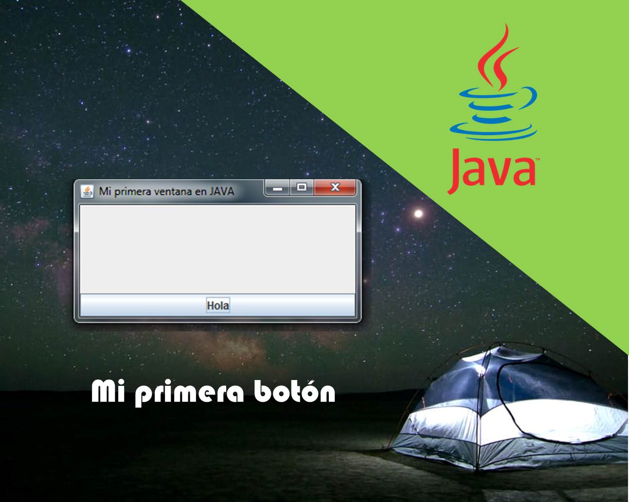 Mi primer botón en JAVA ~ Tutoriales gratis de programación en C++ y Java