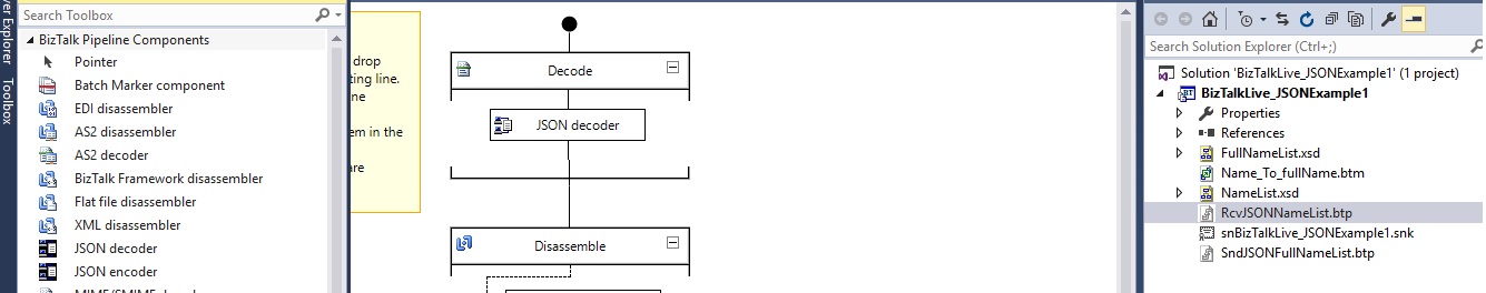 Implementation Of Json Message In Biztalk Application