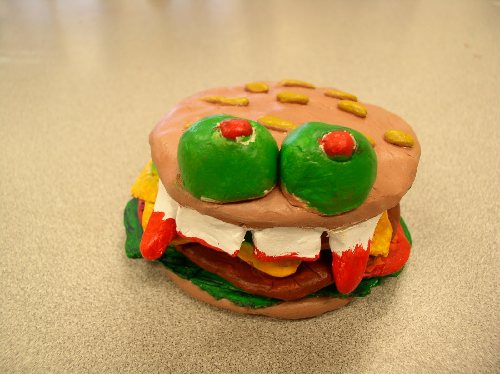 DMS ART: 6th Grade Clay Sandwich Boxes!