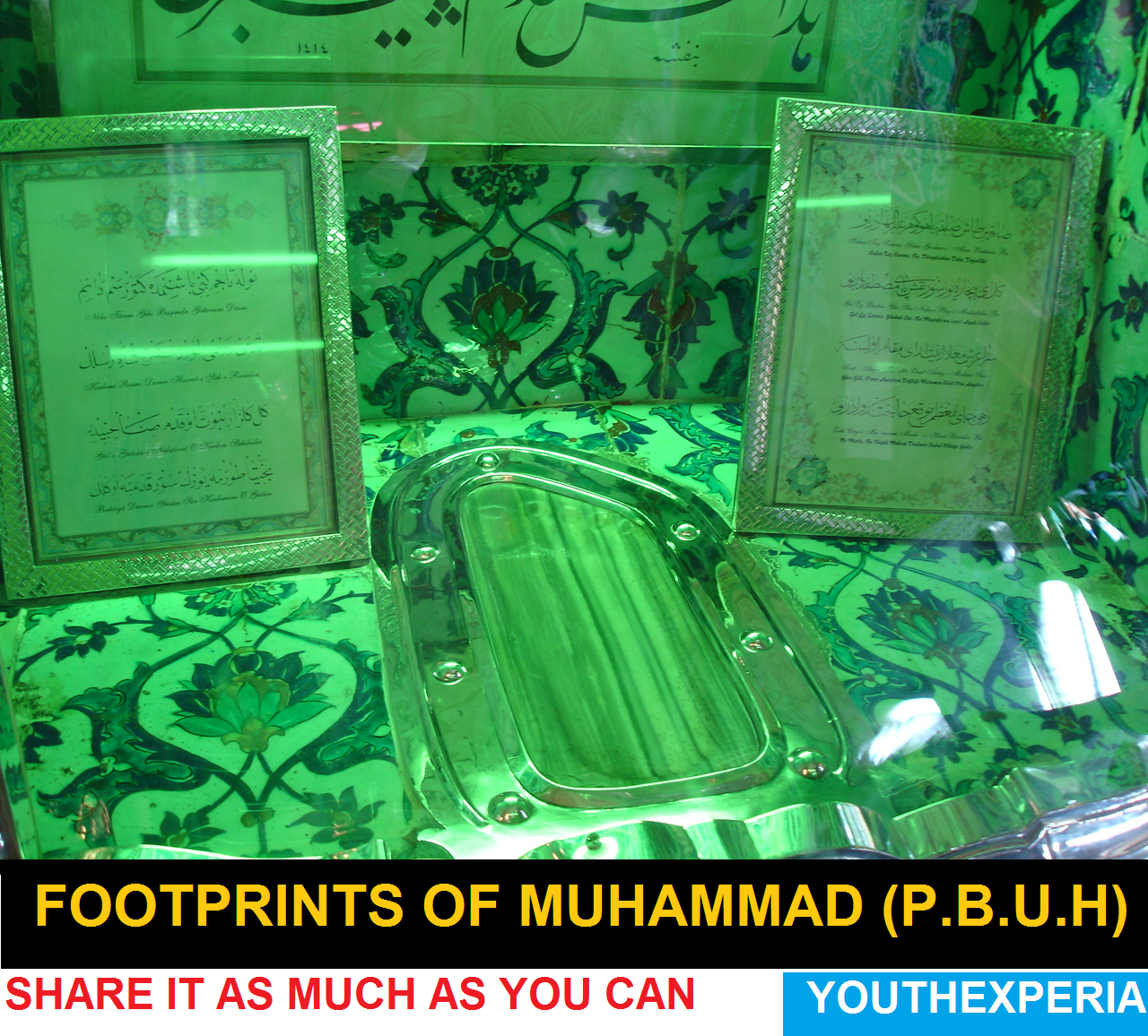 The Relics of Prophet Muhammad P.B.U.H; The Holy Hair, Tooth, Footprint ...