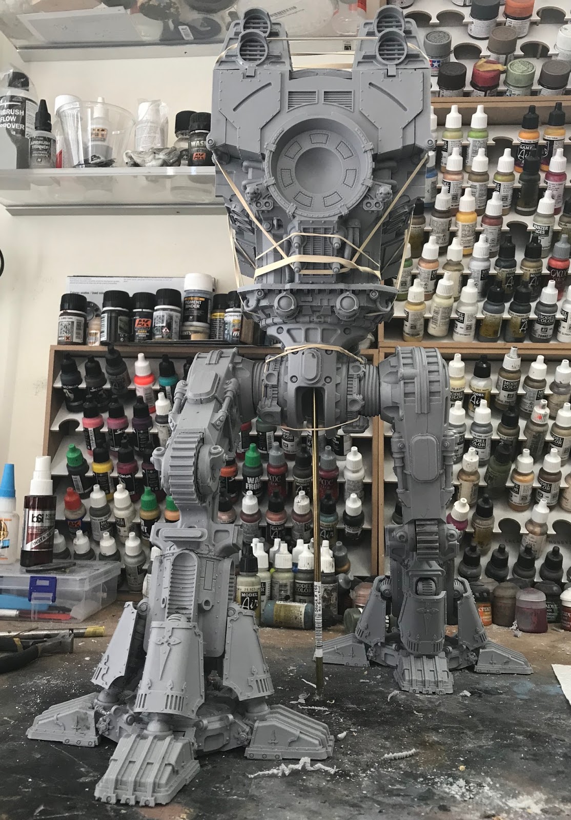 40k Hobby Blog: Warlord Titan She Walks WIP 5