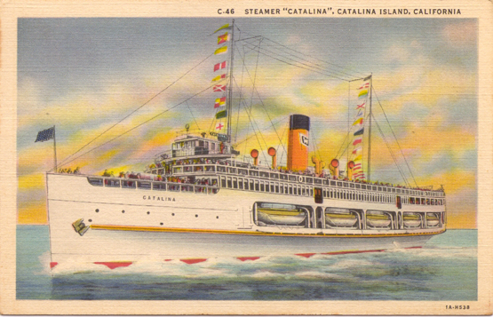 Postcards Etcetera: SS Catalina