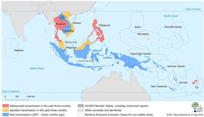 Avian Flu Diary: ECDC: Updated Zika Transmission Maps