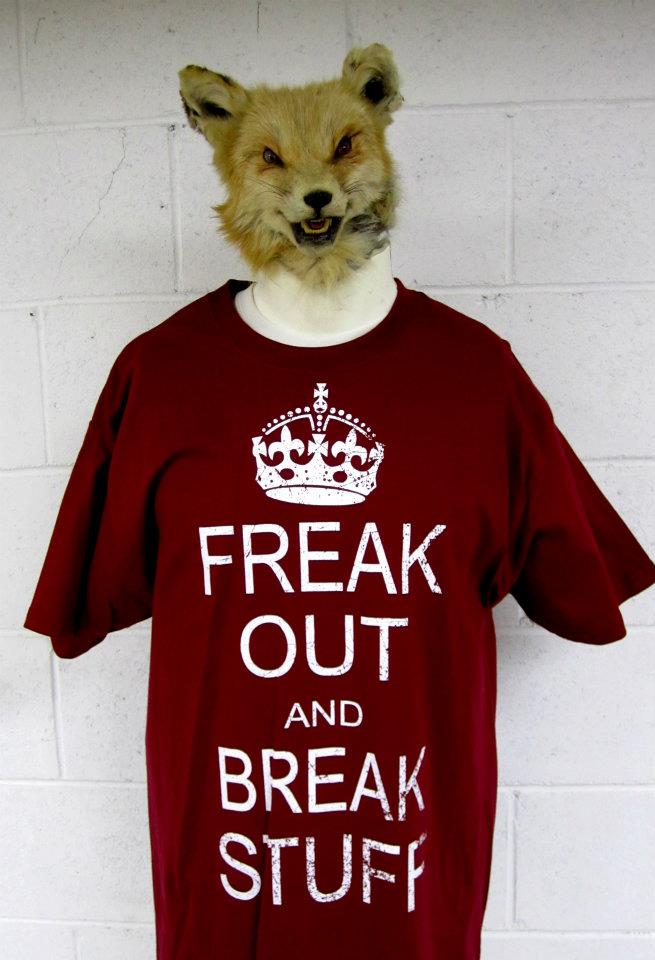 INSIDE THE ROCK POSTER FRAME BLOG: Denial Freak Out and Break Stuff ...