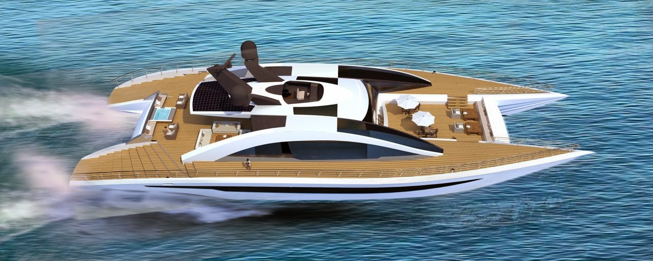 Marine Solutions: Equinox – A 45 feet superyacht catamaran concept