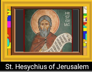 ST. HESYCHIUS OF JERUSALEM