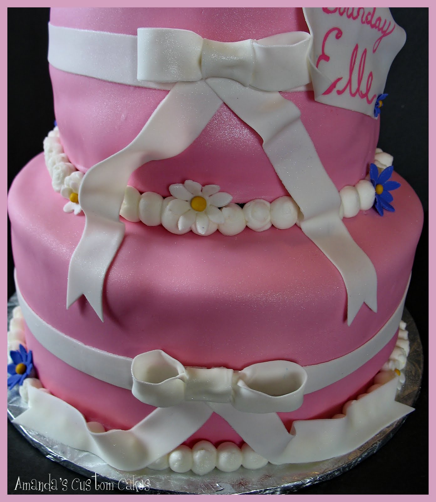 Amanda's Custom Cakes: 2 Tiered Princess Cake