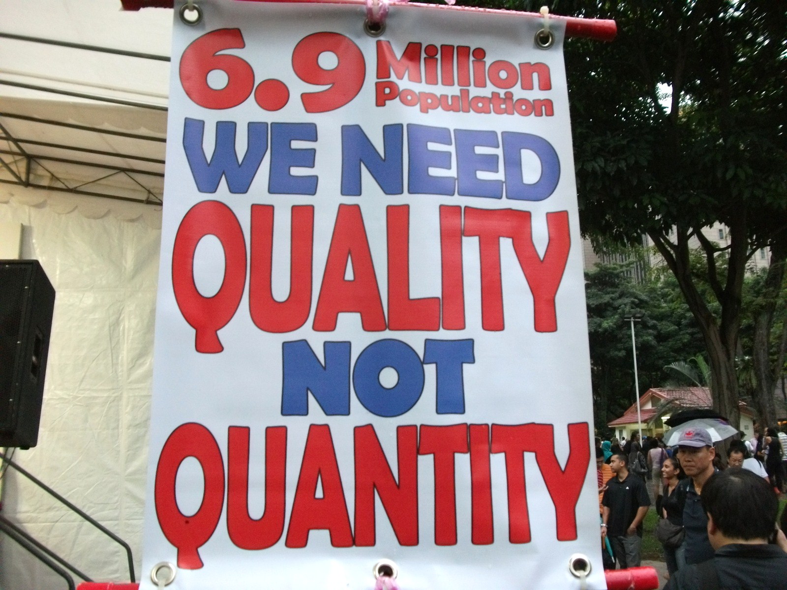 Stand Up for SINGAPORE: Approximately 5000 people attended the ...