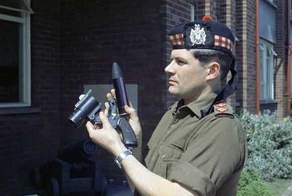 on target shooter nz: British Army "Rubber Bullets" & BATON ROUNDS: