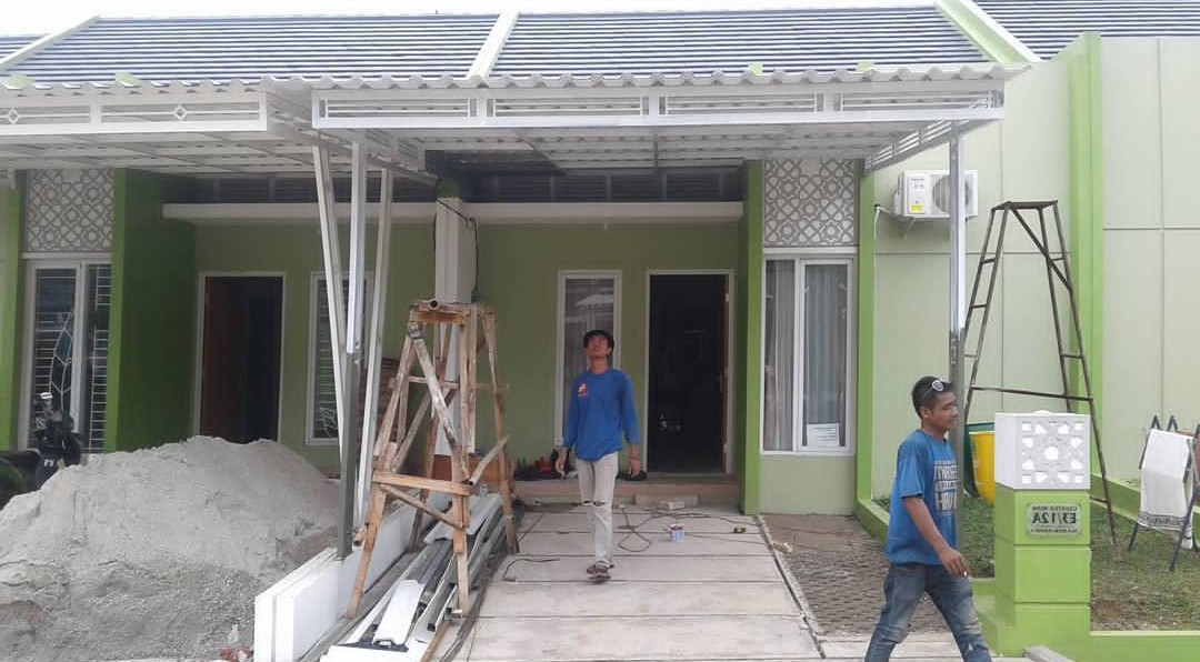 MODEL KANOPI|CANOPY GARASI RANGKA DOBLE MINIMALIS TERBARU 2023 terbaru ...