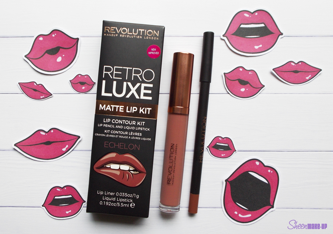 Makeup Revolution: Retro Luxe Matte Lip Kit - Echelon
