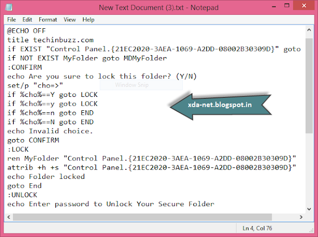 Lock Folders Using Notepad Free 3G Unlimited Internet Tricks XDA Net Lock Folders Using Notepad Free 3G Unlimited Internet Tricks XDA Net