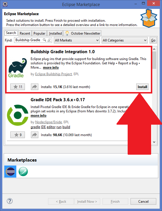 Nombre Temporal: Proyectos Gradle en Eclipse usando Buildship