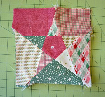 Tutoriales de Patchwork: ESTRELLA DE 5 PUNTAS - TÉCNICA APILADO