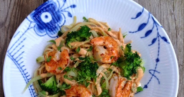 Evas Køkken: Pasta med hummersauce og rejer