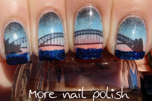 Aussie Nails - Sydney Harbour Bridge ~ More Nail Polish