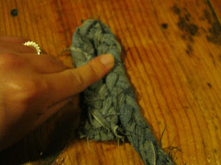 The Wookie/Romulan Craft Crossover: Braided Denim Rug Tutorial