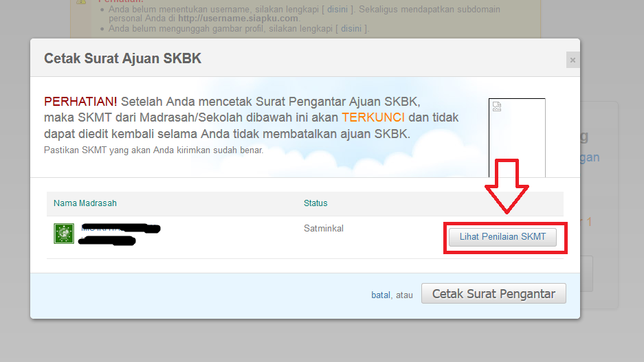 Cetak SKMT (S29a) dan SKBK (S29d) di Simpatika ~ Madrasah Tercinta
