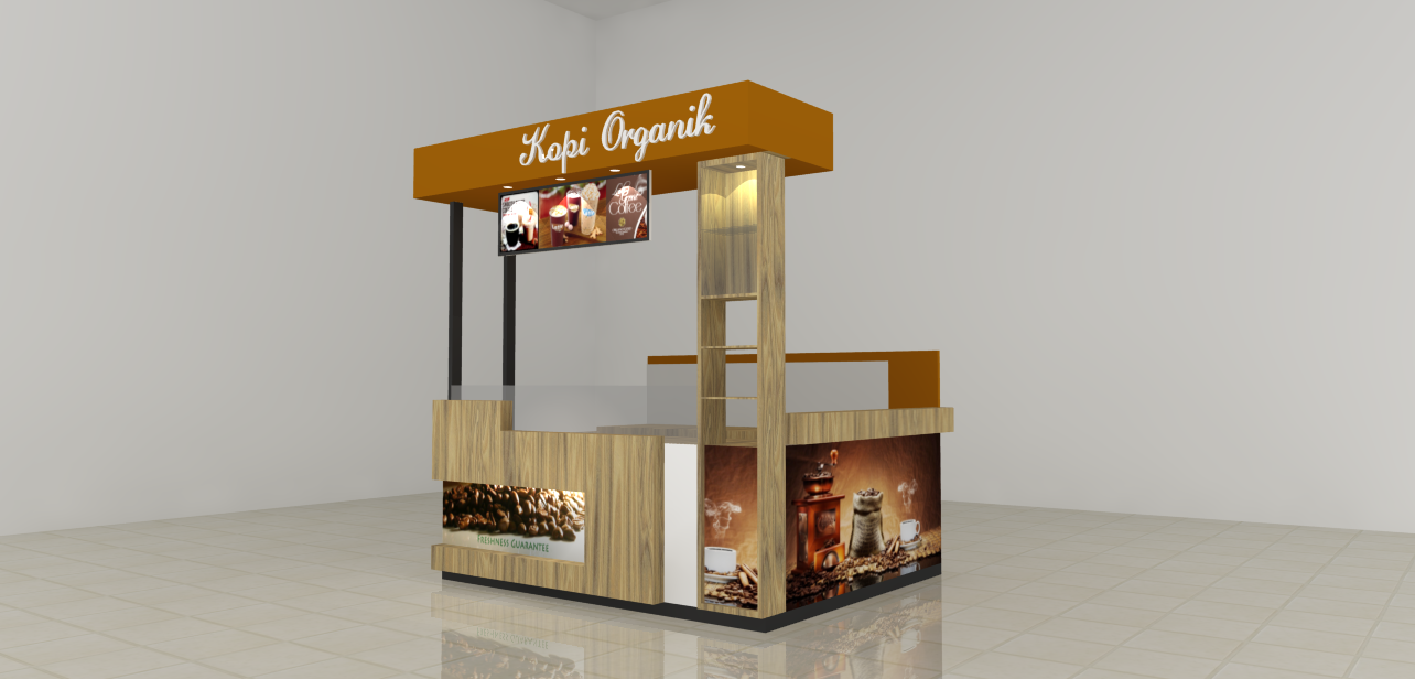 Booth kopi organik - HOKIBOOTH
