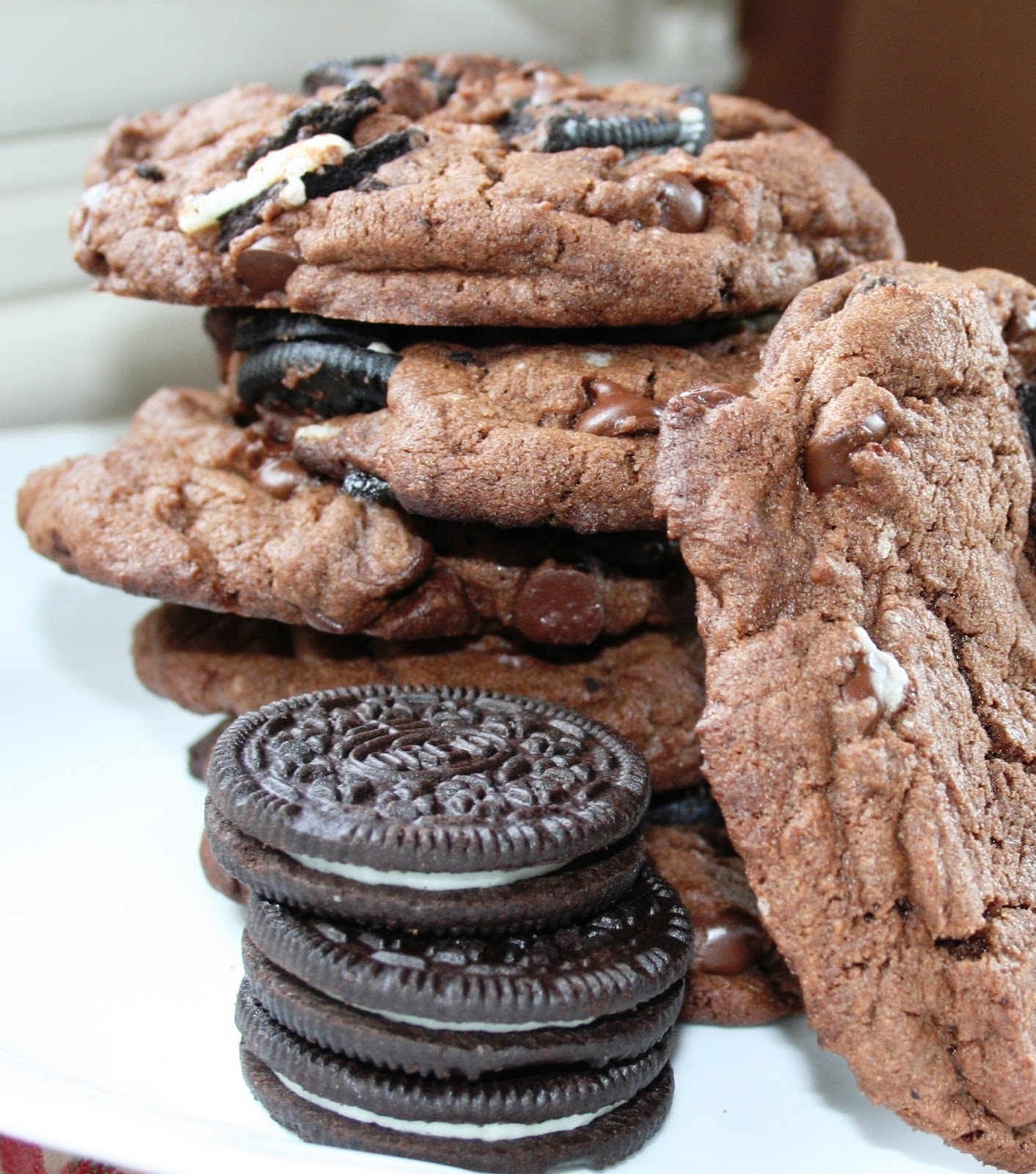 Biscuits triple chocolat aux biscuits Oreo
