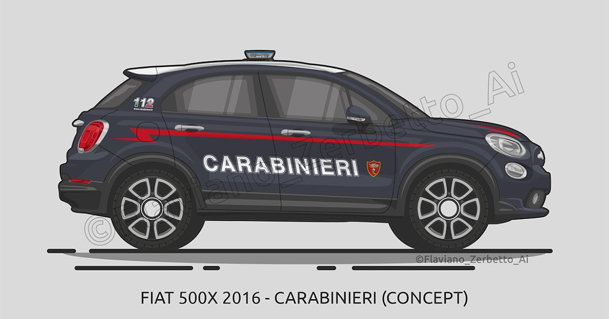 KombiT1: Fiat 500x - Carabinieri