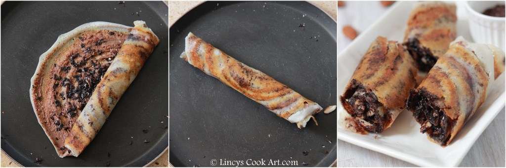 Choco-Nut Dosa ~ Lincy's Cook Art