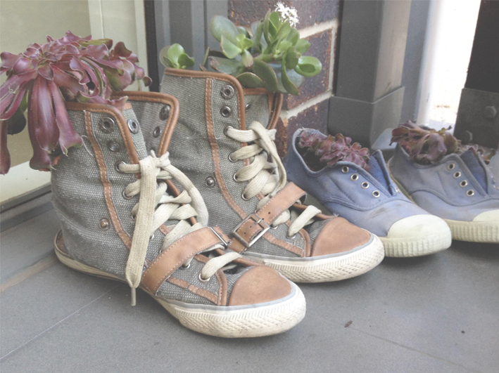 Upcycle shoes - Zero waste and sustainable living blog