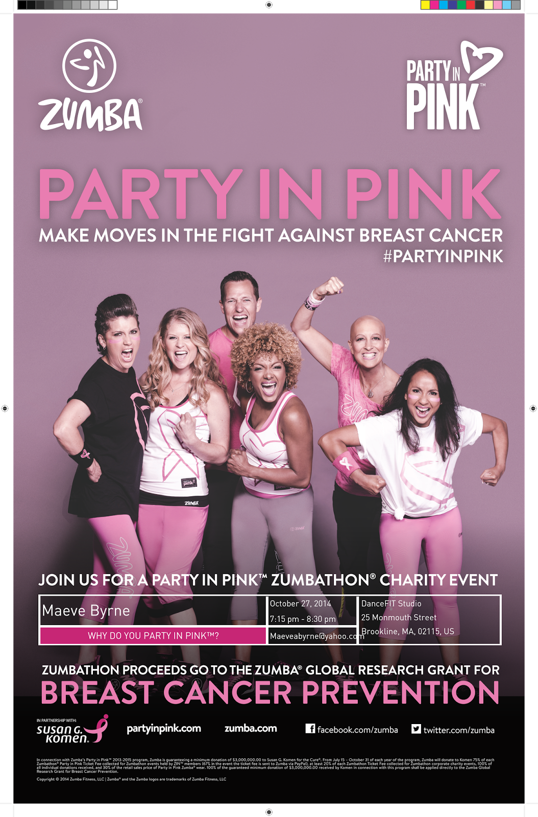 DanceFIT Studio: Party in Pink™ Zumbathon® with Maeve & Emily!
