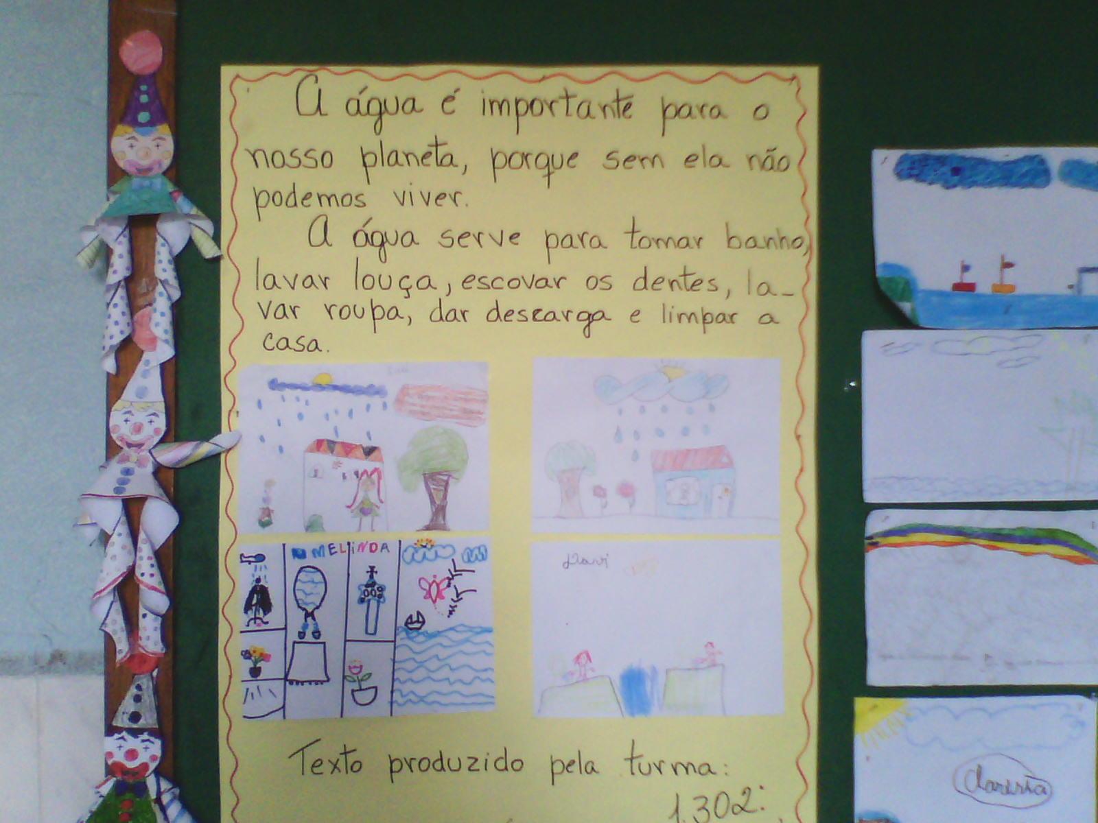 E.M. DIAS MARTINS: Projeto A Água nossa de cada dia E.M. DIAS MARTINS: Projeto A Água nossa de cada dia