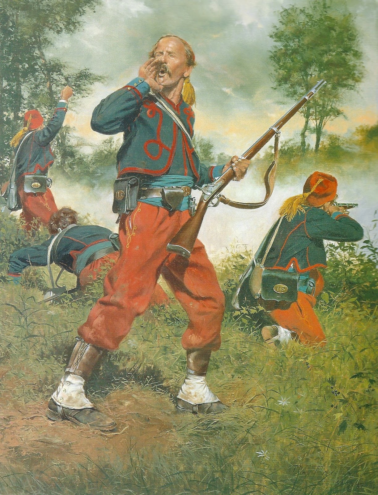 Horse and Musket: Blue and Red: How to Paint the 114th Pennsylvania ...