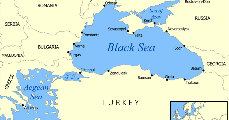 Something Geography: The Four Seas Named After Colors (Or Are They?)