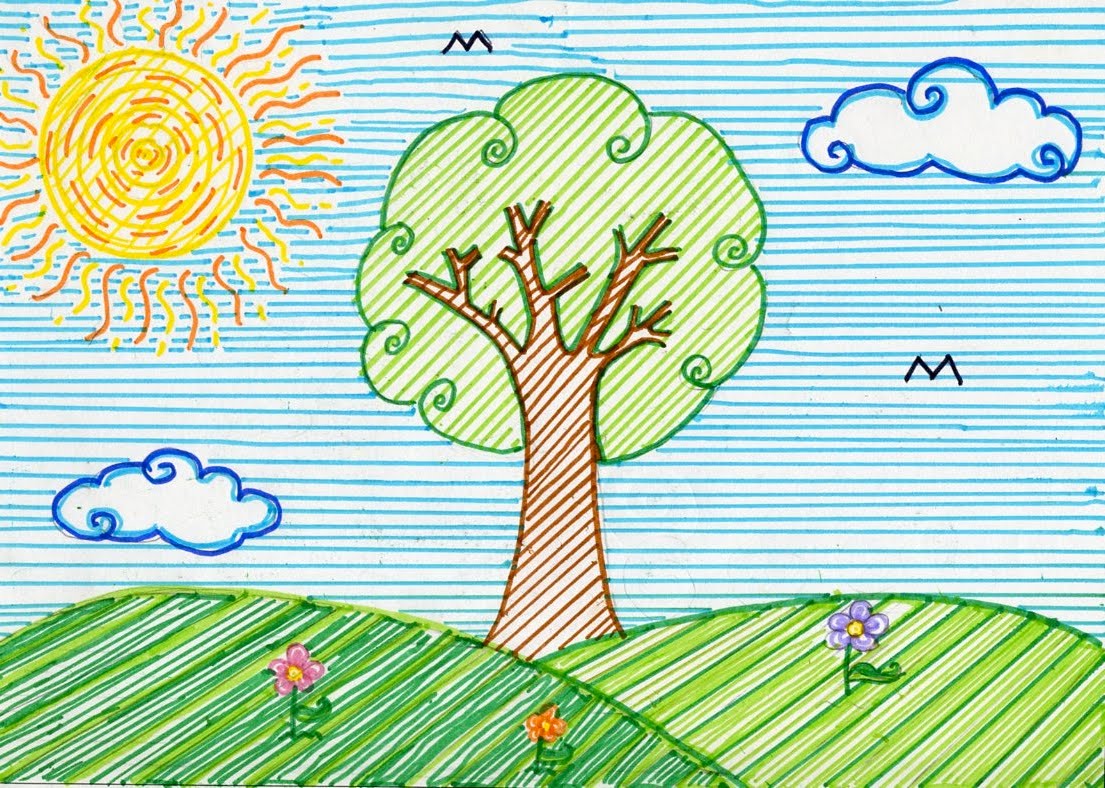 Educación Artística: Dibujos con líneas