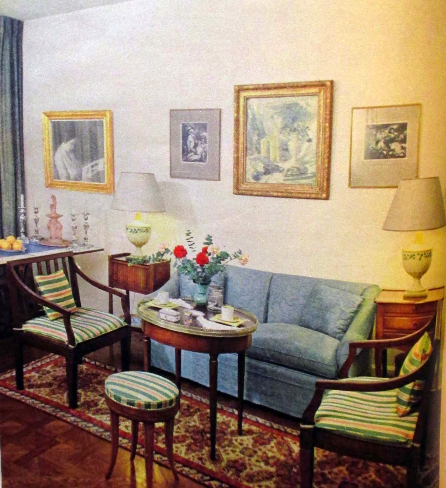 The Literate Quilter: October 1962 Home Decorating: When Turquoise Was ...