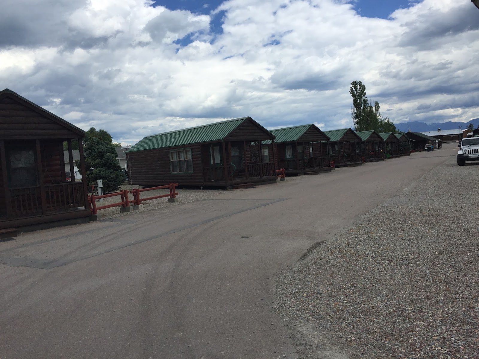 BLUE SKY AHEAD: Edgewater RV Resort, Lakeside, Montana
