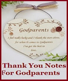 Thank You Messages! : Godparents