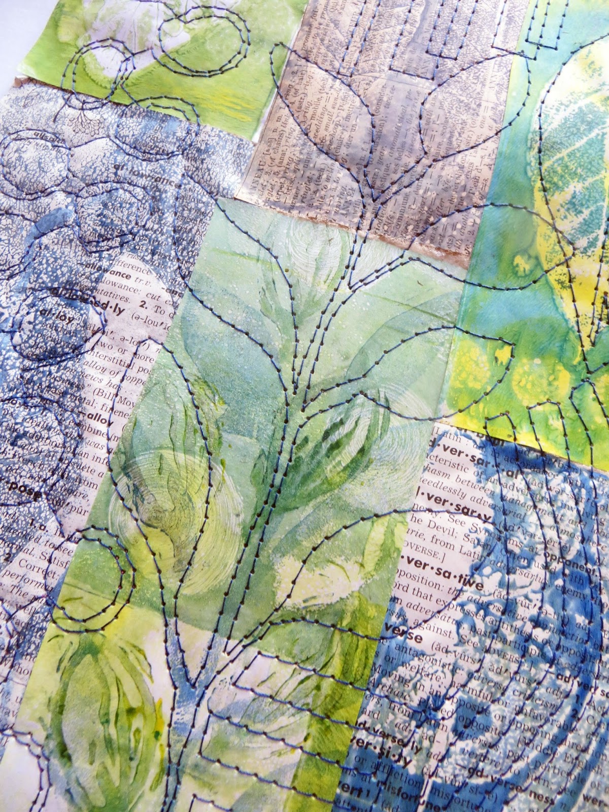 JaneVille: sewing on paper