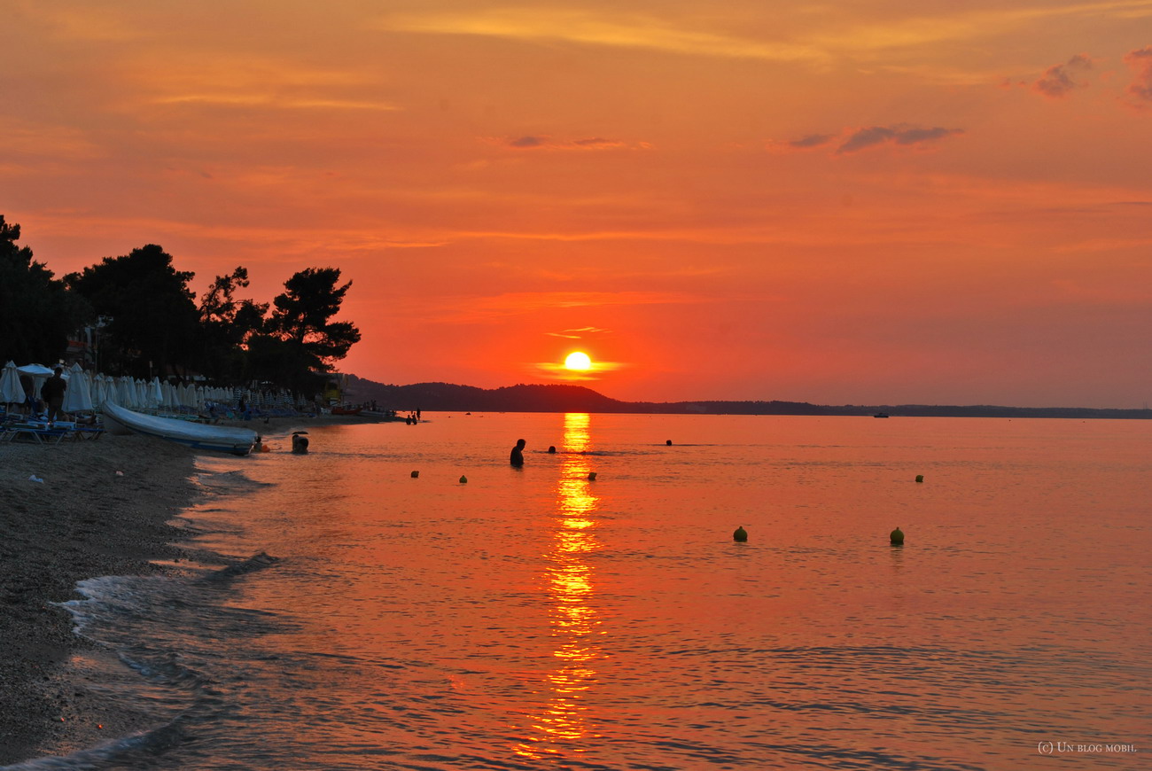 Un blog mobil: Un apus de soare la mare