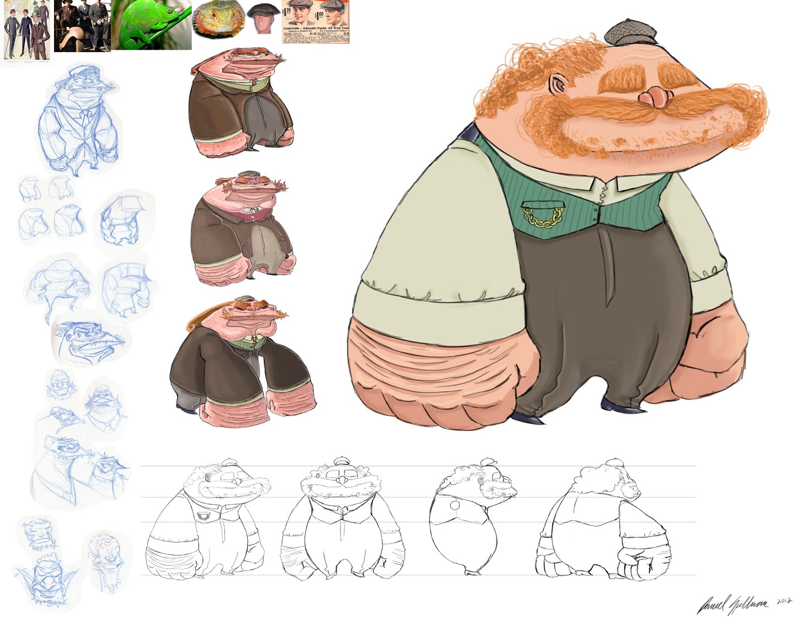 Daniel Spellman Art: Character Portfolio