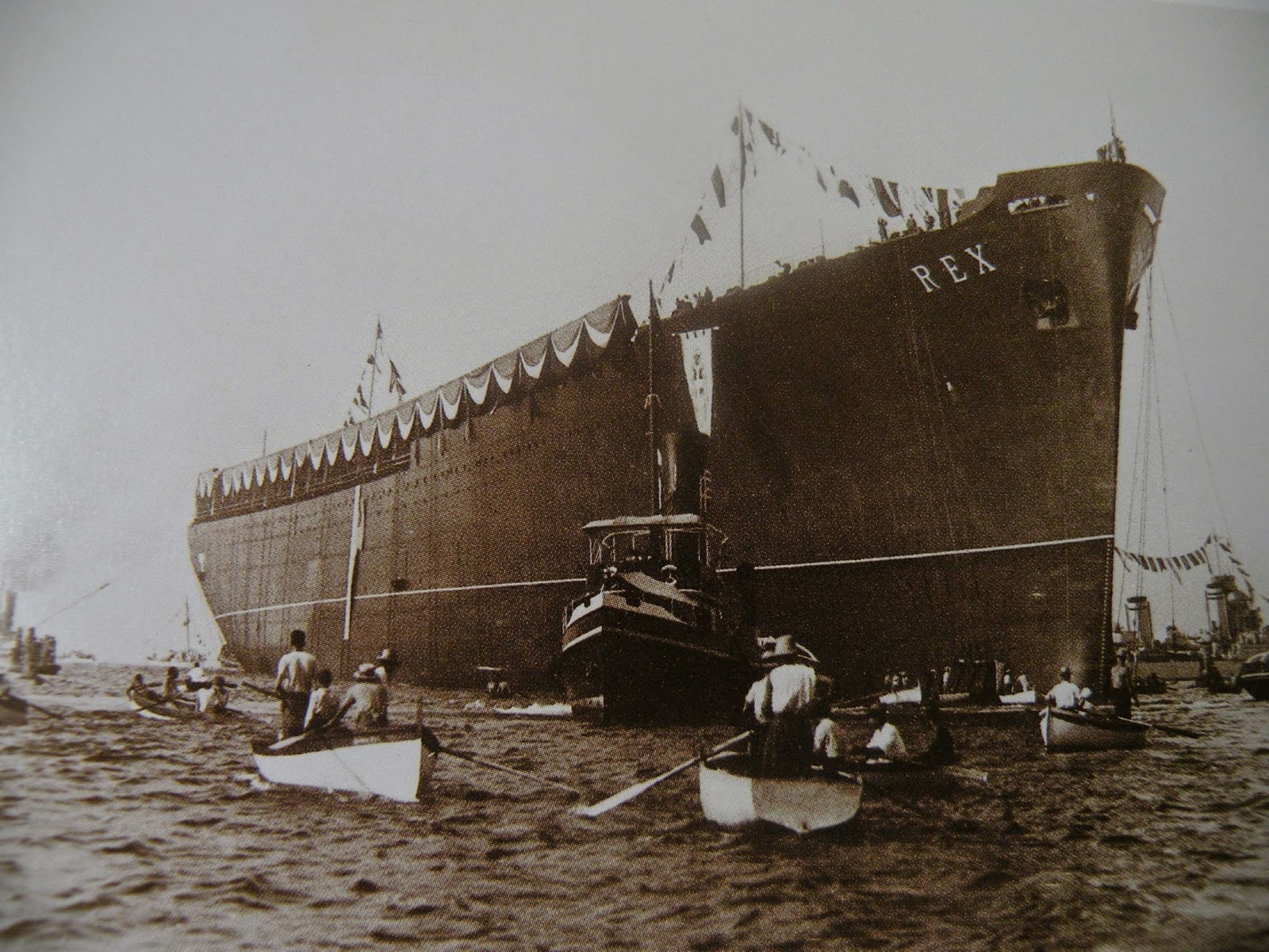 Ocean Superliners: The SS Rex was an Italian ocean liner launched in ...