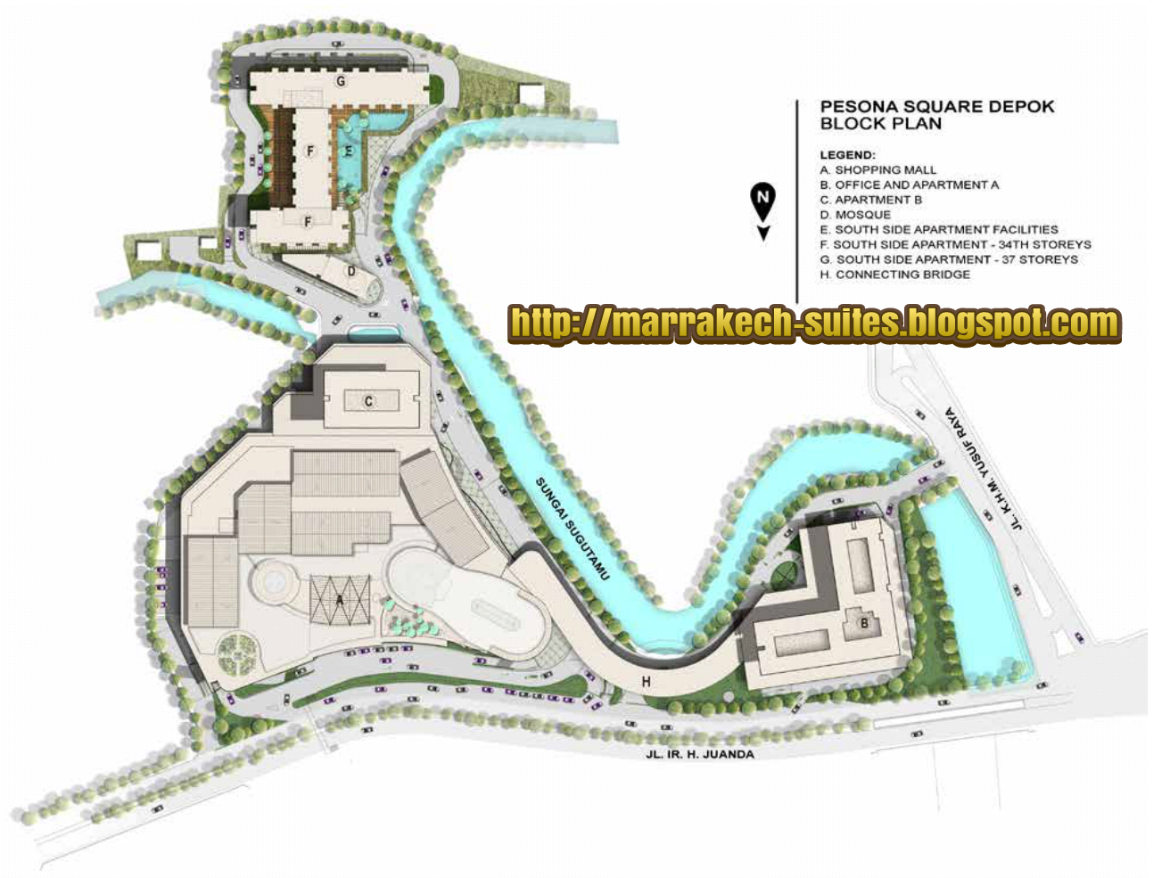 PESONA SQUARE MALL DEPOK - MARRAKECH SUITES APARTMENT | 081289900910