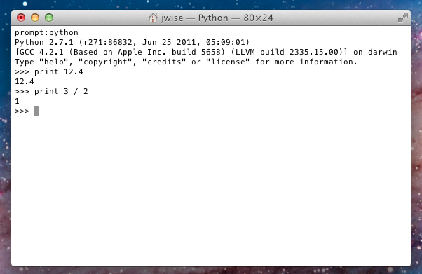 Getting Started with Python: Lesson 4 - Floats and Lists