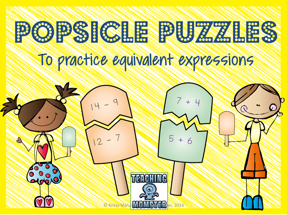 Popsicle Puzzles | Teaching Momster