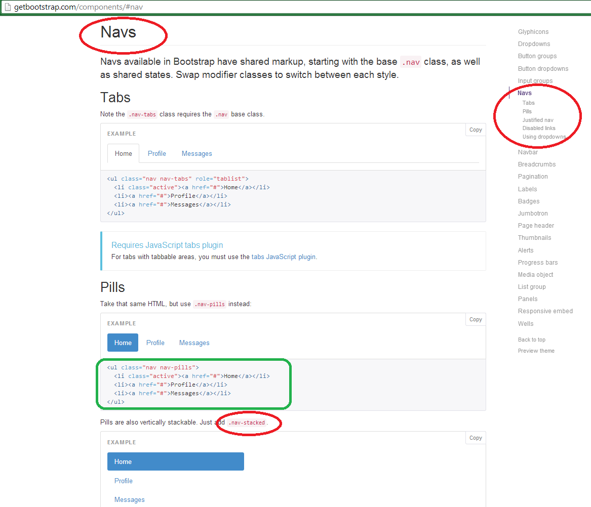 The ASP.NET MVC Club: Step by step how to create a Floating Menu with the Twitter Bootstrap