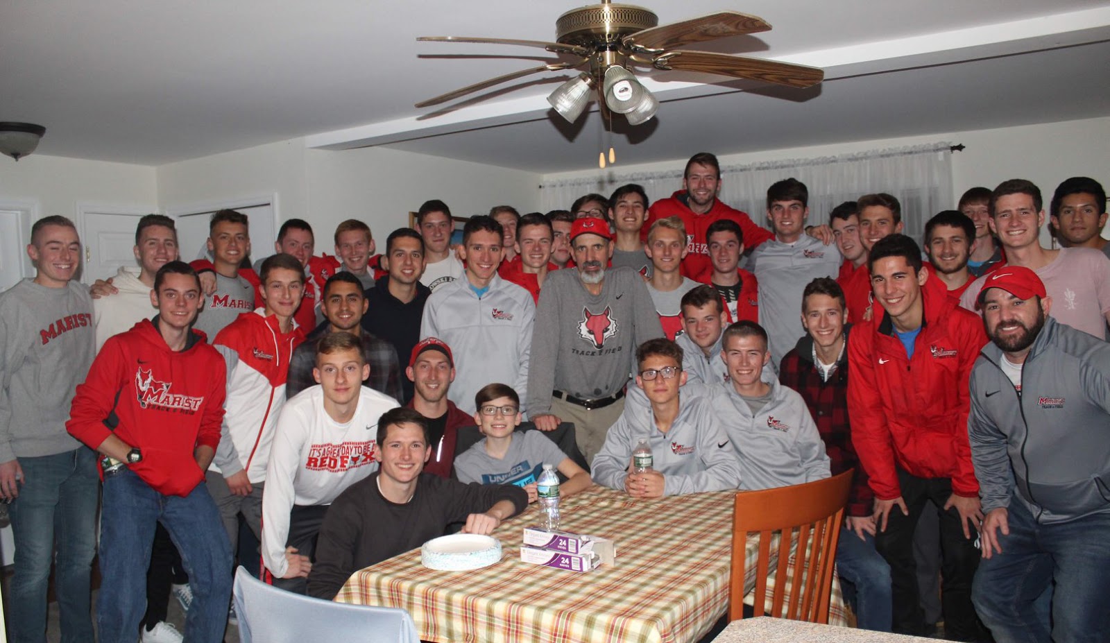 Marist Running: Men's XC team dinner: Bringing it home