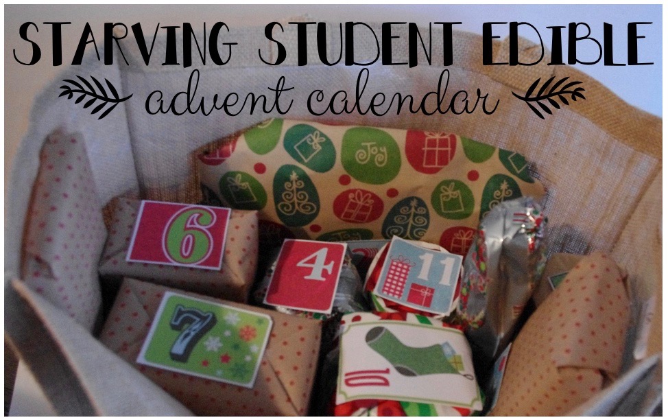 Creative "Try"als: Starving Student Edible Advent Calendar